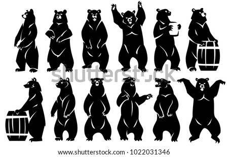 Standing Bear Outline | Free download on ClipArtMag