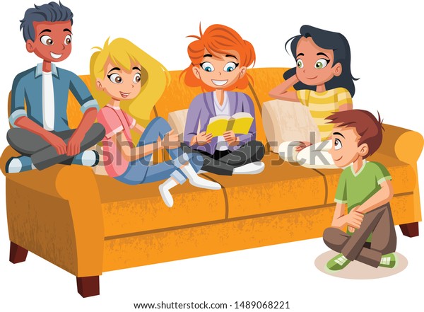 Group Cartoon Young People On Sofa 库存矢量图(免版税)1489068221 | Shutterstock Group Cartoon Young People On Sofa 库存矢量图(免版税)1489068221 | Shutterstock