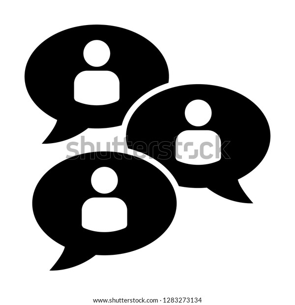 Group Chat Bubbles Forum Discussion Multiple Stock Vector (Royalty Free ...