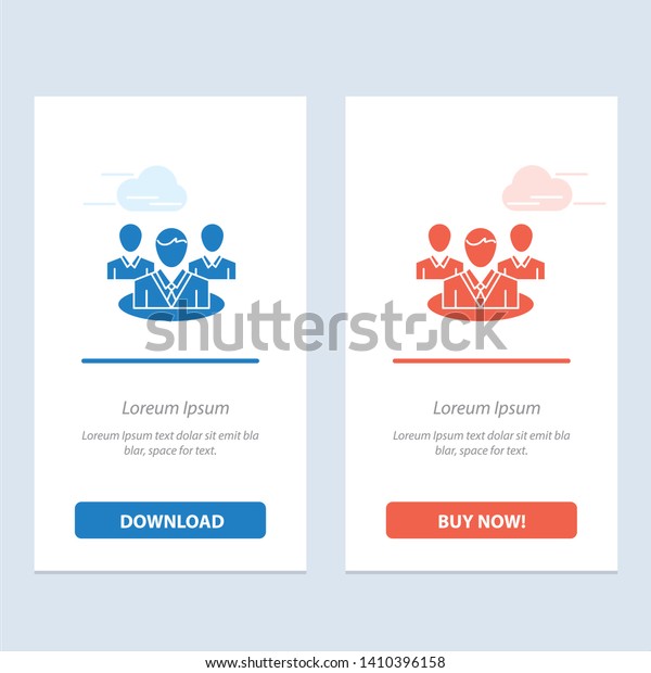 Group Chat Gossip Conversation Blue Red Stock Vector (Royalty Free ...