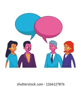 Group Friends Cartoon Stock Vector (Royalty Free) 1277047045