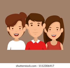 Group Girls Avatars Characters Stock Vector (Royalty Free) 1279894672