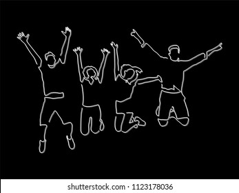 51,545 Jump outline Images, Stock Photos & Vectors | Shutterstock