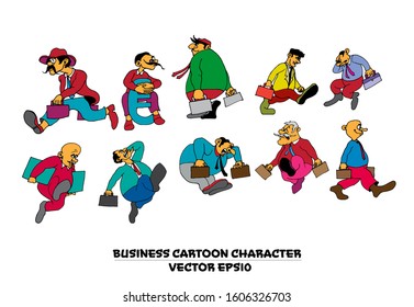 Group Funny Cartoon People Vector Stock Vector (Royalty Free ...