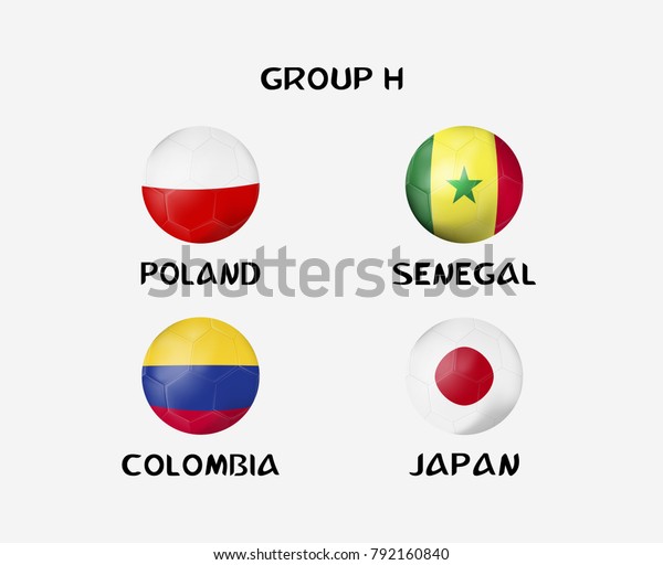 Group H Nation Flag Ball Icon Stock Vector (Royalty Free) 792160840 ...