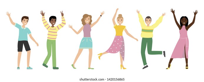 19,089 Cartoon girl waving Images, Stock Photos & Vectors | Shutterstock