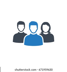 Group Icon Stock Vector (Royalty Free) 671959630