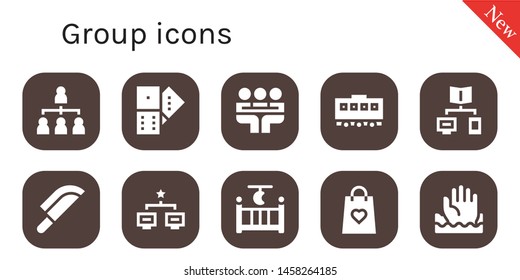 Class Icon Set 10 Filled Class Stock Vector (Royalty Free) 1487489678