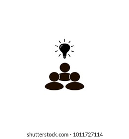 Group Idea Icon Flat Design Stock Vector (Royalty Free) 1011727114 ...