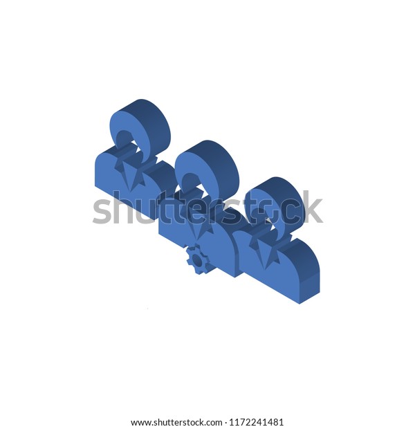 Group Isometric Left Top View 3d Stock Vector (Royalty Free) 1172241481 ...