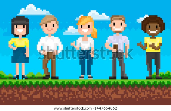 4,425 8 Bit Woman Images, Stock Photos & Vectors | Shutterstock