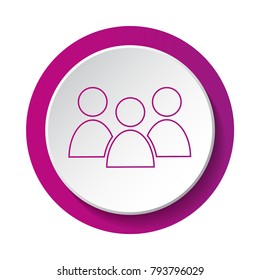 Group People 3d Icon Vector Stock Vector (Royalty Free) 793796029 ...