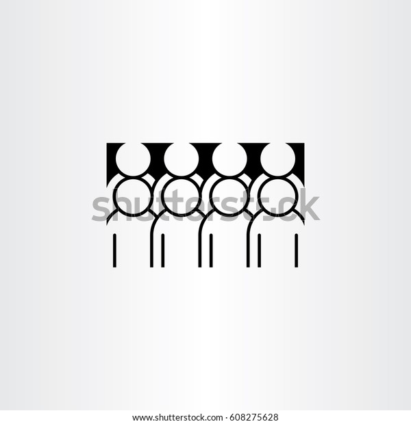 Vektor Stok Group People Clipart Vector (Tanpa Royalti) 608275628 ...