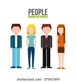 Group People Design Stock Vector (Royalty Free) 375457699 | Shutterstock