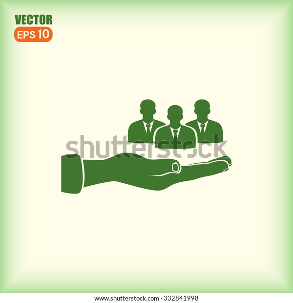 Group People Hand Icon Stock Vector (Royalty Free) 332841998 | Shutterstock