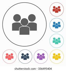 Group People Icon Stock Vector (Royalty Free) 336495404 | Shutterstock