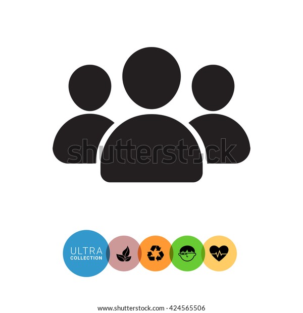 Group People Icon Stock Vector (Royalty Free) 424565506 | Shutterstock