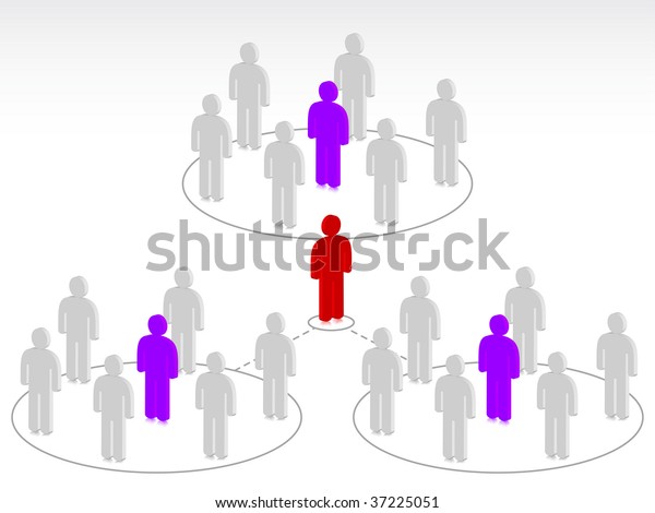 Group People Leader Stock Vector (Royalty Free) 37225051