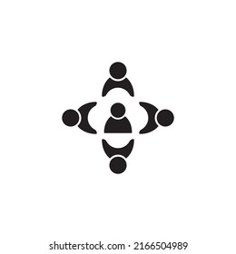 Group People Protected Icon Logo Vector Stock Vector (Royalty Free ...
