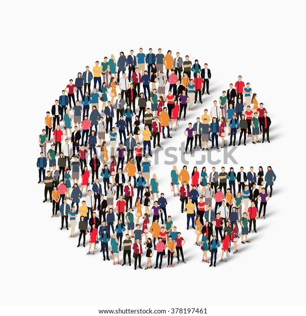 Group People Shape Diagram Stock Vector (Royalty Free) 378197461 ...