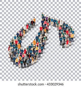 Group People Shape Letter V Vector Stock Vector (Royalty Free) 433029322