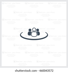 Group People Sign Icon Stock Vector (Royalty Free) 460043572 | Shutterstock