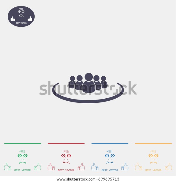 Group People Sign Icon Stock Vector (Royalty Free) 699695713 | Shutterstock