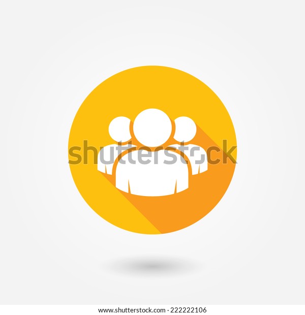Group People Sign Icon Share Symbol Stock Vector (Royalty Free) 222222106
