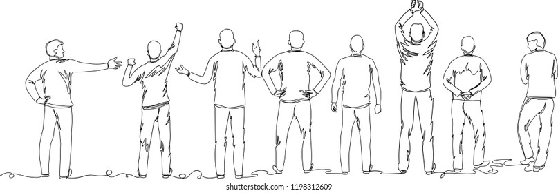 320,288 Stand people back Images, Stock Photos & Vectors | Shutterstock