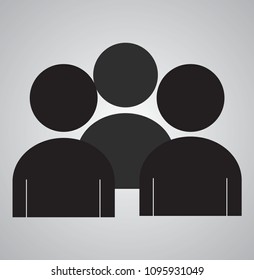 Group People Symbol Stock Vector (Royalty Free) 1095931049 | Shutterstock