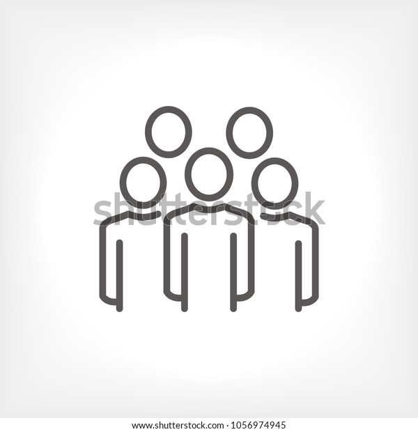 Group People Vector Icon Person Icon Stock Vector (Royalty Free ...