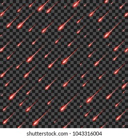 Group Red Falling Stars Stock Vector Stock Vector (Royalty Free ...