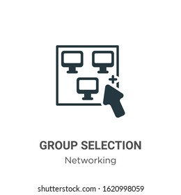 Advertising Networks Linear Icon Modern Outline Stock Vector (Royalty ...