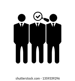 Group Three People Icon Support Team Stock Vector (Royalty Free ...