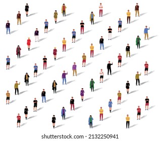 Group Young People Vector Graphics Stock Vector (Royalty Free ...