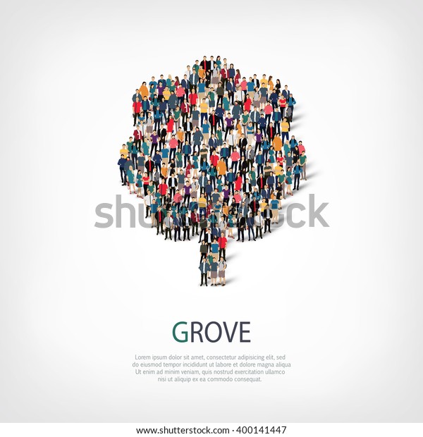 Grove People Symbol Stock Vector (Royalty Free) 400141447 | Shutterstock