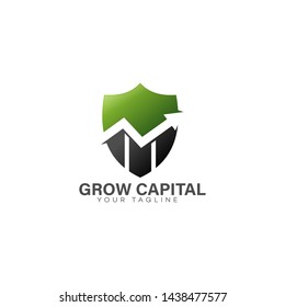 Grow Finance Logo Design Vector Stock Vector (Royalty Free) 1438477577 ...