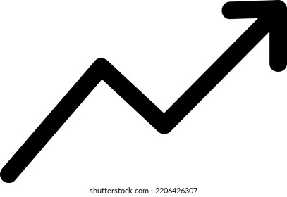 Growing Graph Icon Bar Chart Infographic Stock Vector (Royalty Free ...