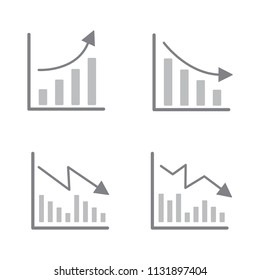 Growing Graphic Icon Stock Vector (Royalty Free) 1131897404 | Shutterstock