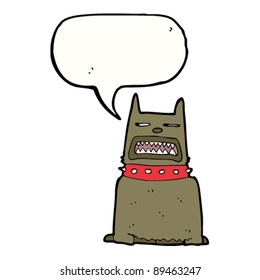 Growling Dog Cartoon Stock Vector (Royalty Free) 89463247 | Shutterstock