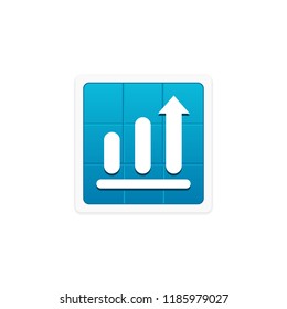 Growth App Icon Stock Vector (Royalty Free) 1185979027 | Shutterstock