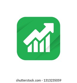 Growth App Icon Stock Vector (Royalty Free) 1313235059 | Shutterstock