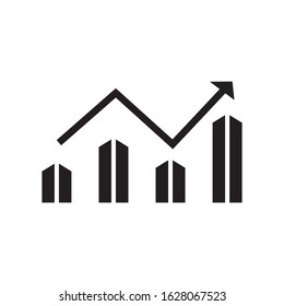 Growth Arrow Logo Template Vector Icon Stock Vector (Royalty Free ...