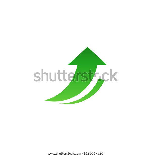 Growth Arrow Logo Template Vector Icon Stock Vector (Royalty Free ...