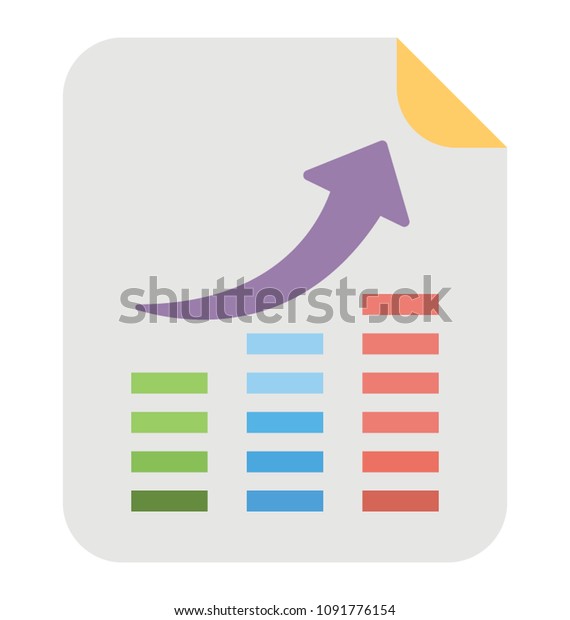 Growth Chart Depicting Volume Indication: vetor stock (livre de ...