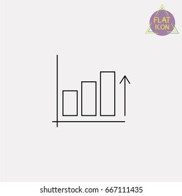Growth Chart Line Icon Stock Vector (Royalty Free) 667111435 | Shutterstock