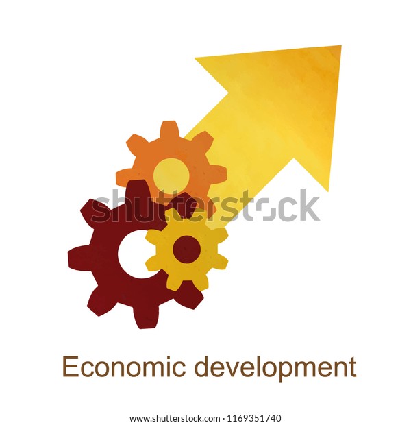 Growth Economic Development Concept Economic Expansion Stock Vector ...