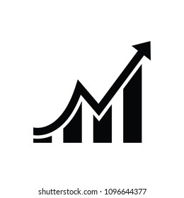 Growth Icon Black Stock Vector (Royalty Free) 1096644377 | Shutterstock