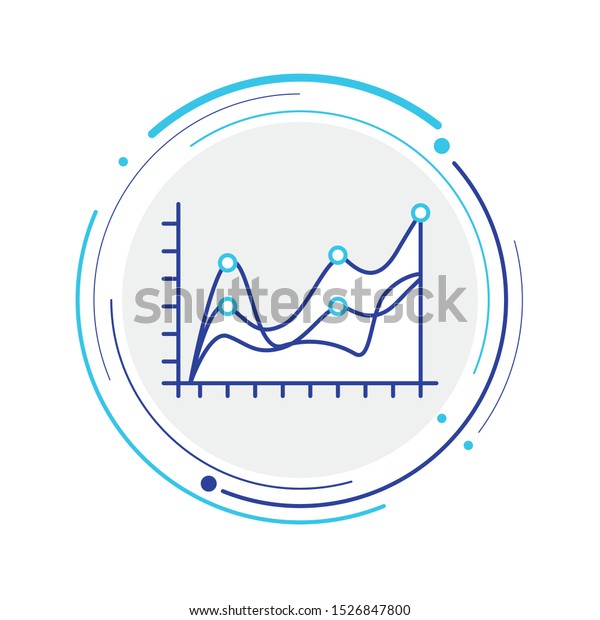 Growth Indicators Linear Icon Concept Growth Stock Vector (Royalty Free ...