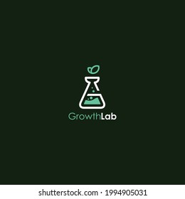 Growth Lab Logo Suitable Laboratory Office Stock Vector (Royalty Free ...